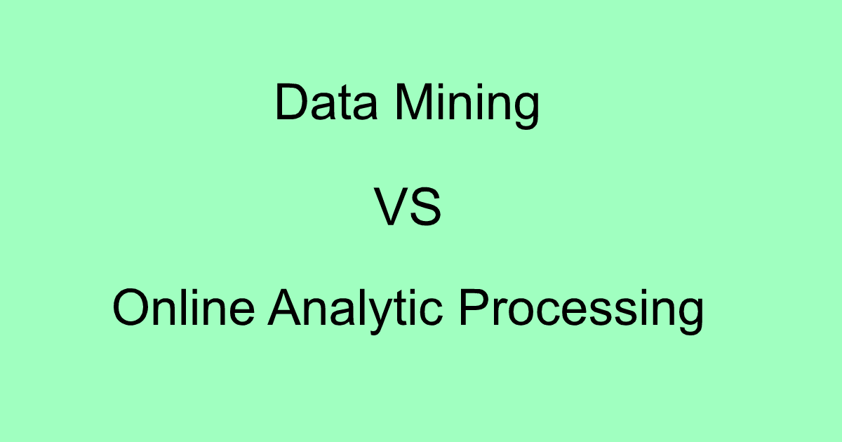 Data Mining And Olap Online Analytical Processing Ahirlabs